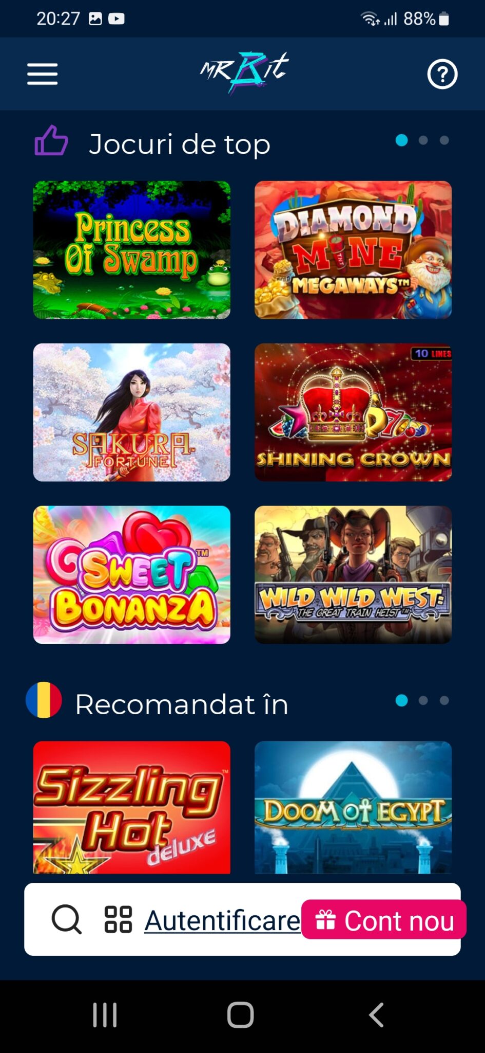 Recenzie Mr Bit Casino România